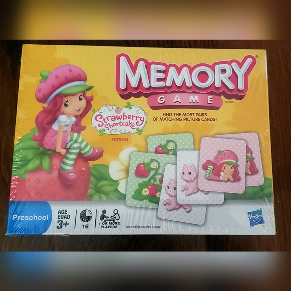 Hasbro | Toys | New Strawberry Shortcake Hasbro Memory Game | Poshmark